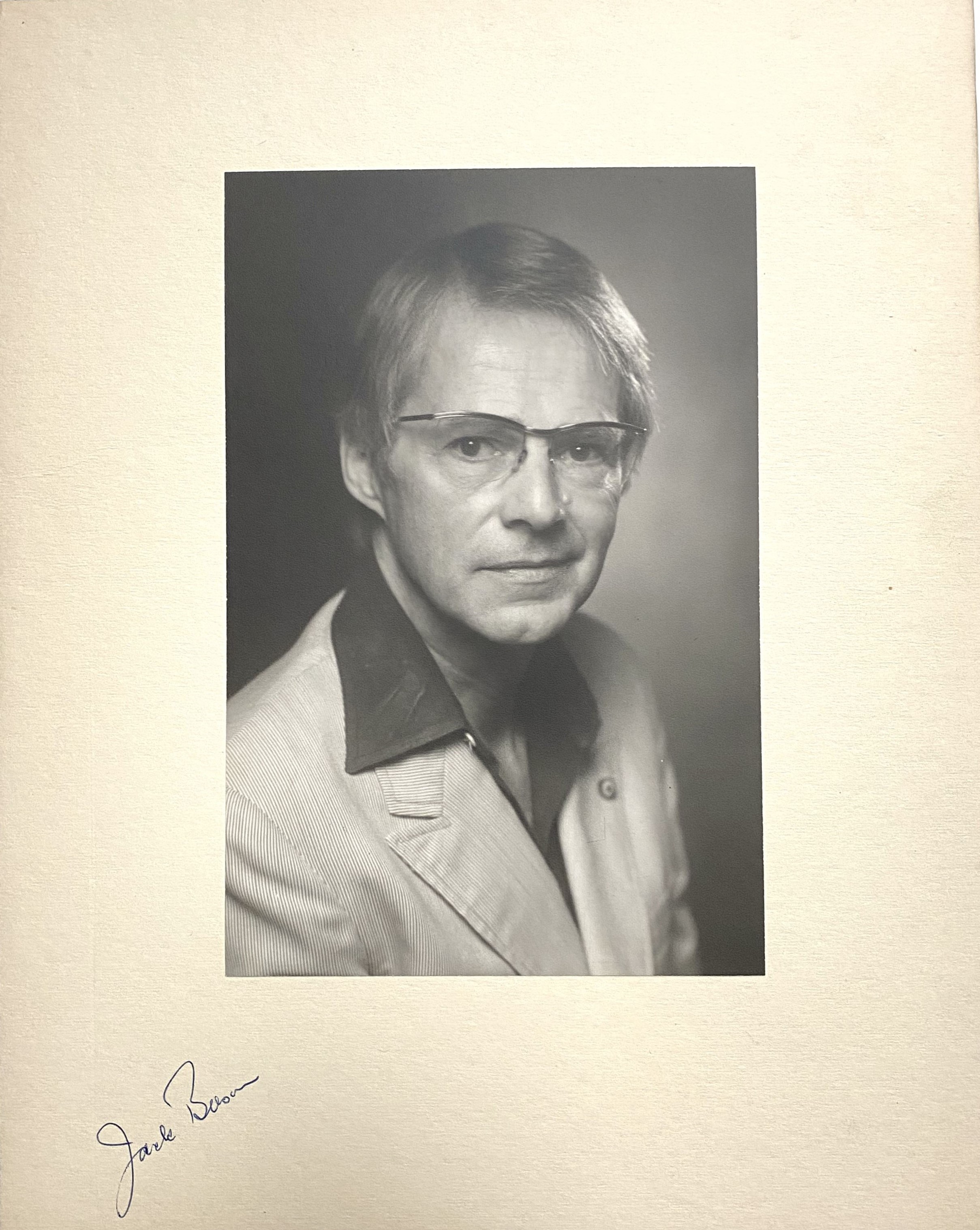 Beeson, Jack - Original Photograph Signed